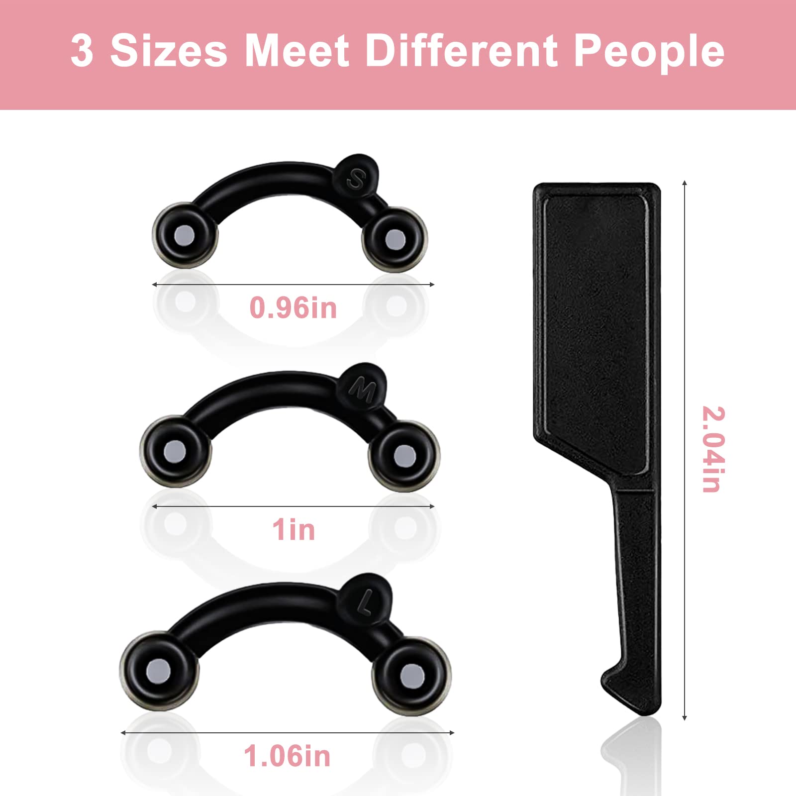INHDBOX 1 Set Nose Up Lifting Nose Shaper Lifter Nose Slimmer Nose Corrector Nose Bridge Straightener Beauty Tool 3 Size Pain Free