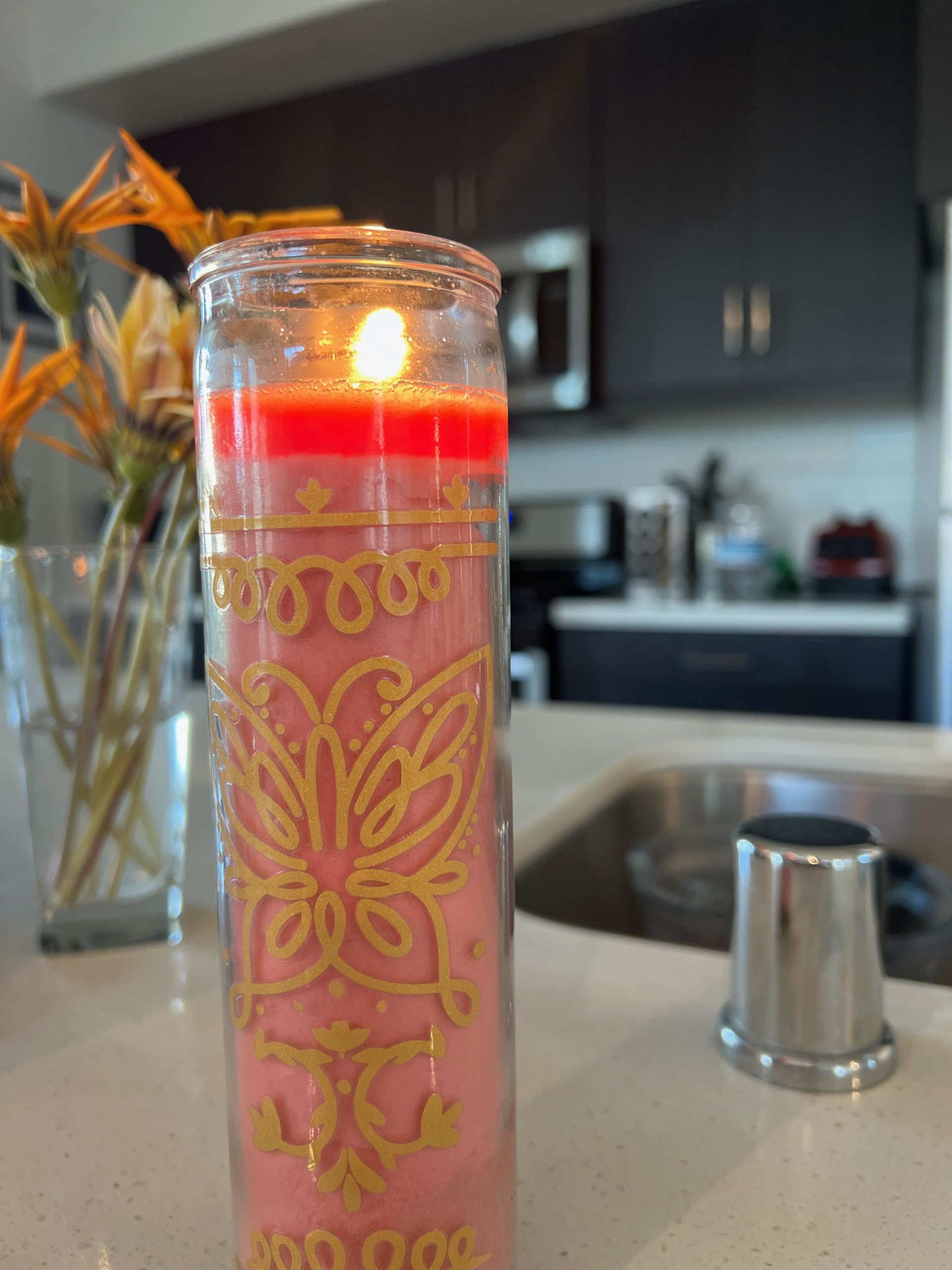 State & Water Encanto Inspired Butterfly Decals for Prayer Candles, 8 Pack (4 White, 4 Gold), fits 8 inch Tall Glass jar (not Included)