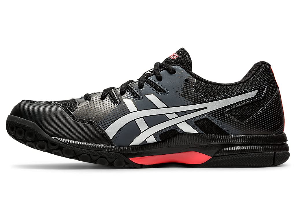 ASICS Men's Gel-Rocket 9 Indoor Court Shoes, 8M, Black/Sunrise Red
