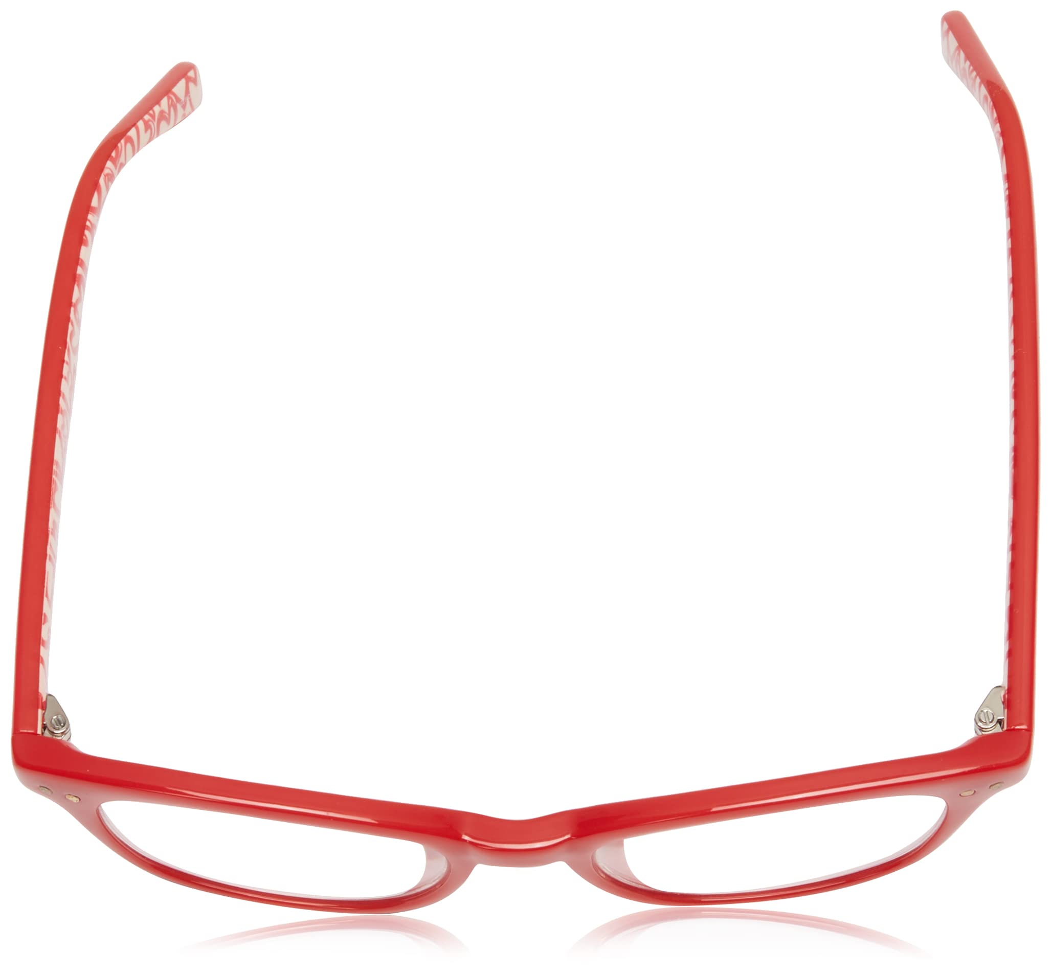 Kate Spade New York Women's Rebecca2 Rectangular Reading Sunglasses, RED LMBRJ, 49 mm + 2.5