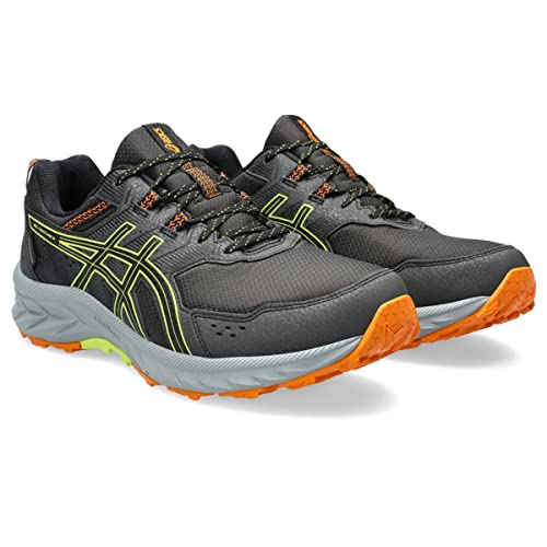 ASICS Men's GEL-VENTURE 9 WATERPROOF Running Shoes, 11.5, GRAPHITE GREY/NEON LIME