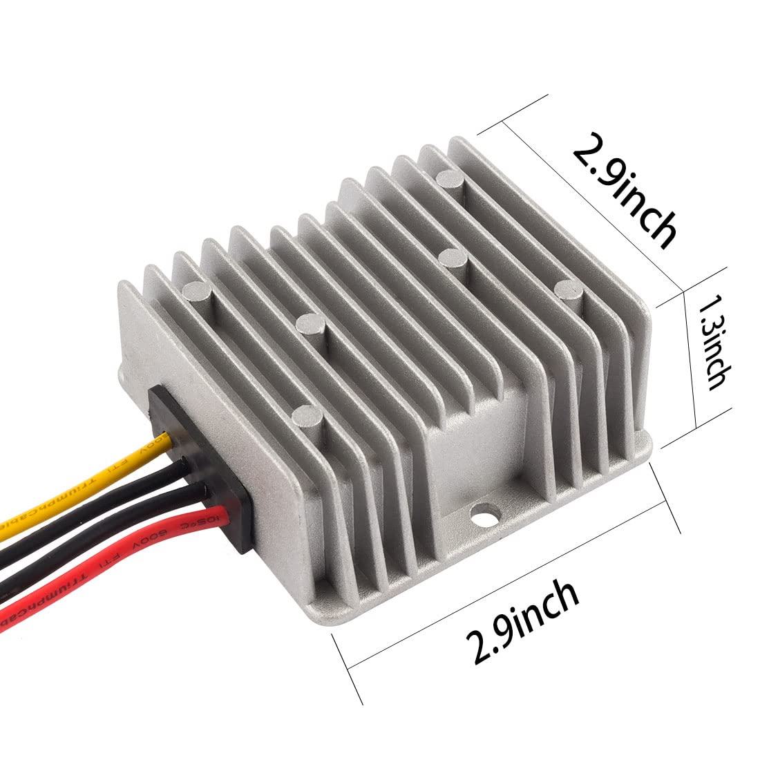 uxcell Power Voltage Converter DC12V Up to DC19V 8A 152W Waterproof Voltage Convert Transformer