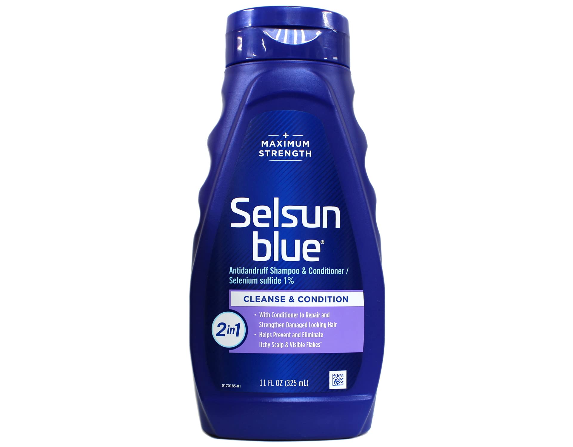 Selsun Blue Shampoo Naturals Dandruff 2-In-1 Strength 11 Ounce (325ml) (2 Pack)