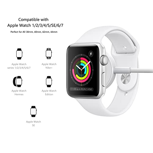 for Apple Watch Charger Cable Fast Compatible with iWatch Series SE 8 7 6 5 4 3 2 1(3.3FT/1M)