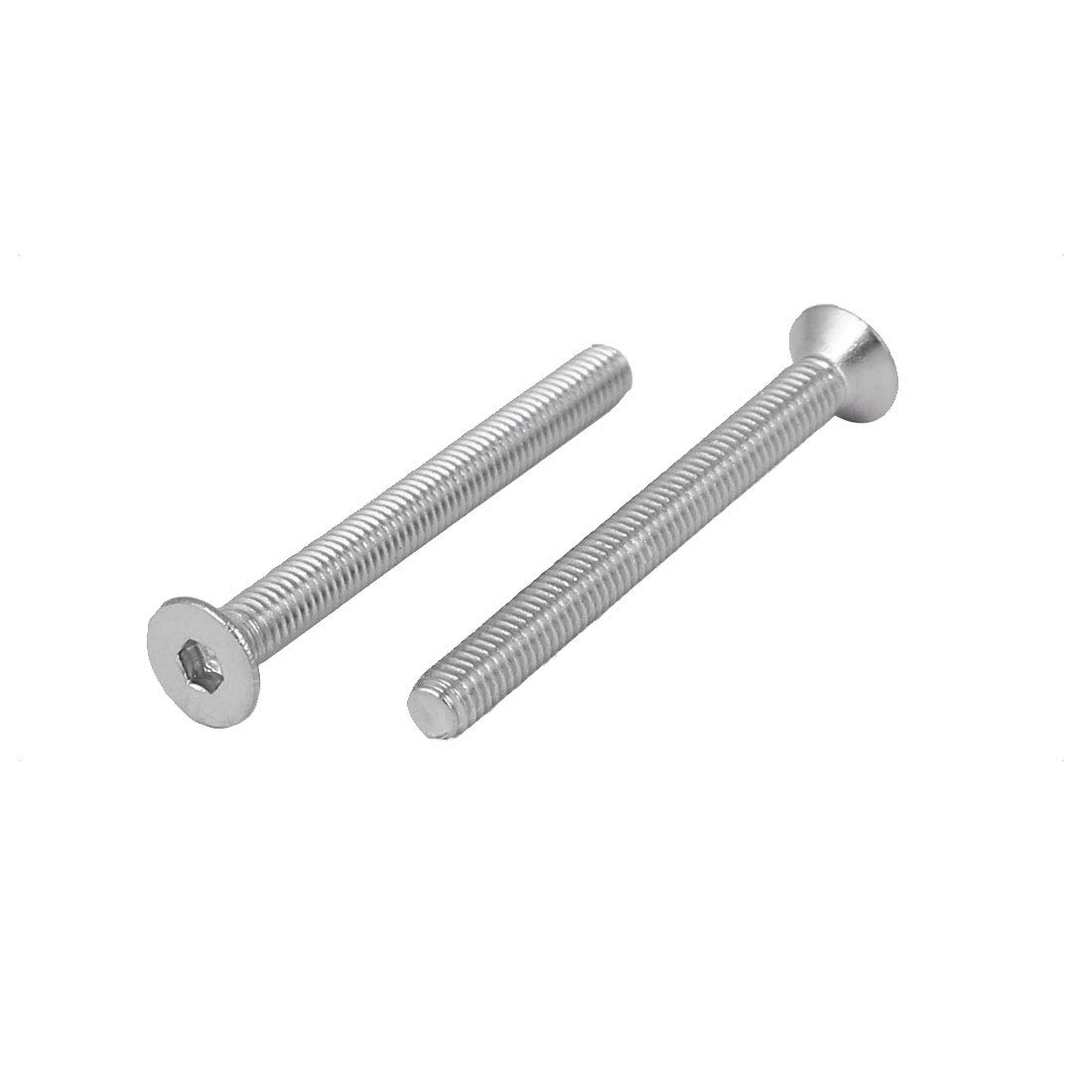 uxcell® M3x30mm Hex Socket Flat Head Countersunk Bolts Screw 25pcs