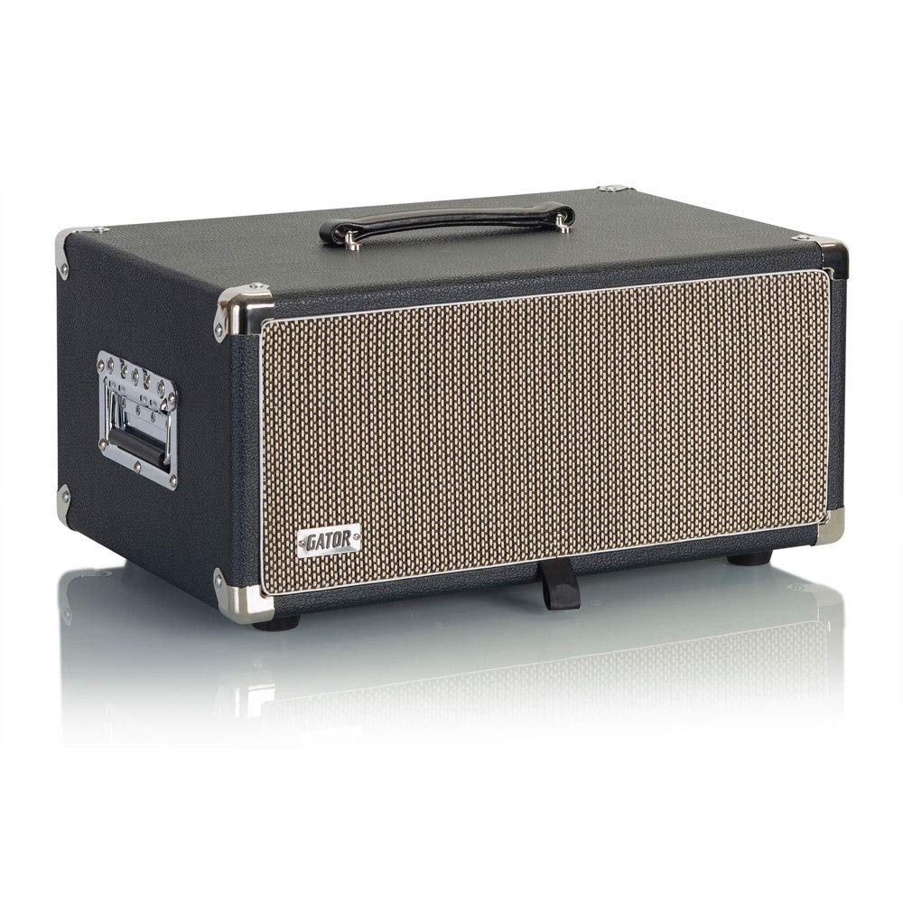 Gator Cases Retro Series Vintage Amp Rack Case; 4U Black (GR-RETRORACK-4BK)