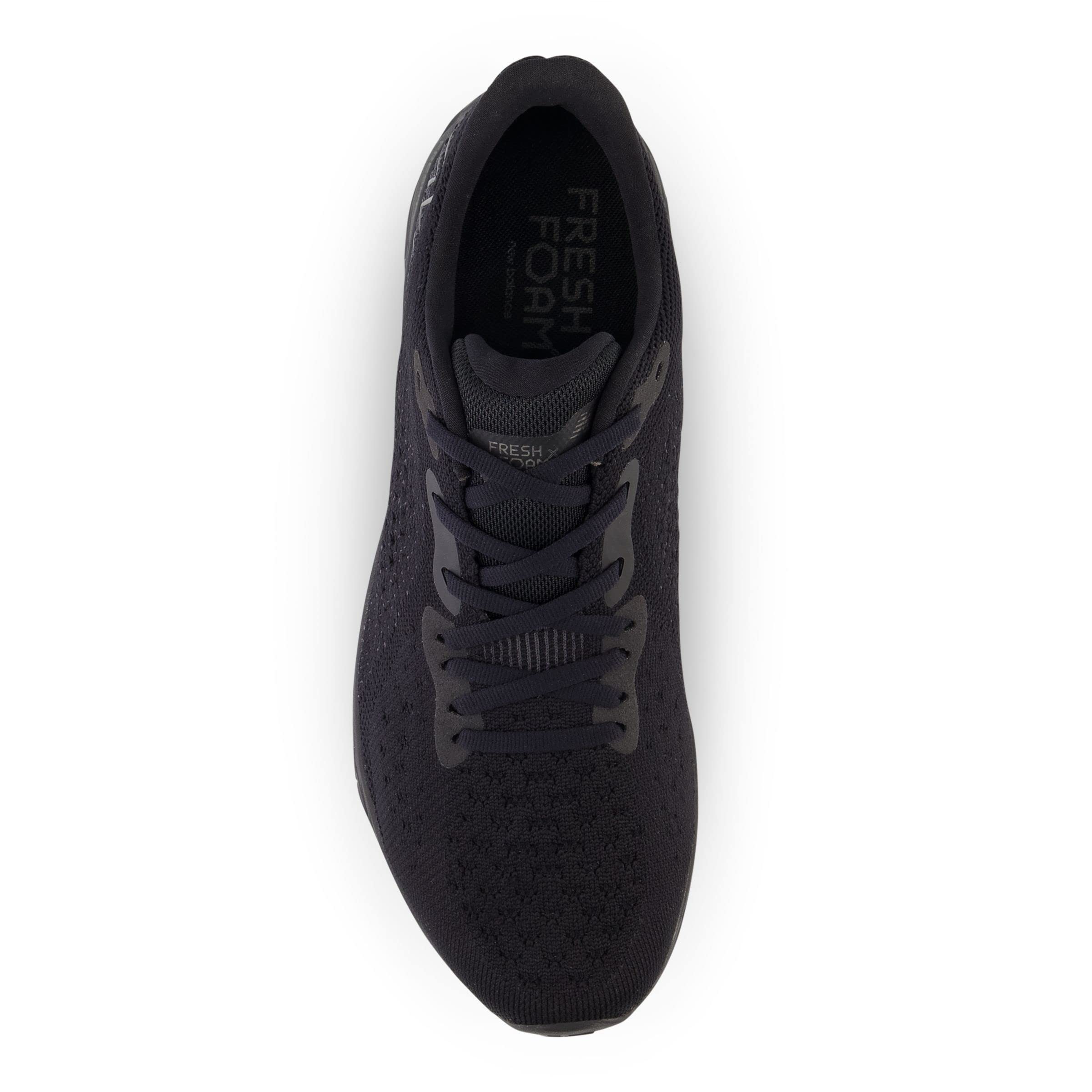 New Balance Men's Fresh Foam X Tempo V2 Running Shoe, Black/Phantom, 12
