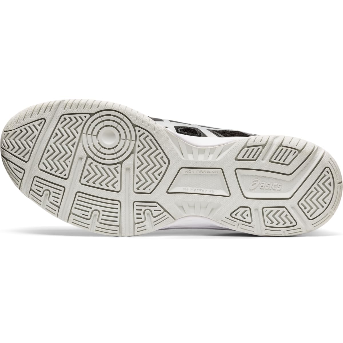 ASICS Men's Upcourt 3 Volleyball Shoes, 12.5, Black/Pure Silver