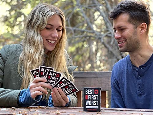 Gatwick Games Best First Worst - New Couples Card Game, Great for Couples Date Night, Work on Strengthening Your Relationship While Playing a Fun Card Game, 2 or More Players