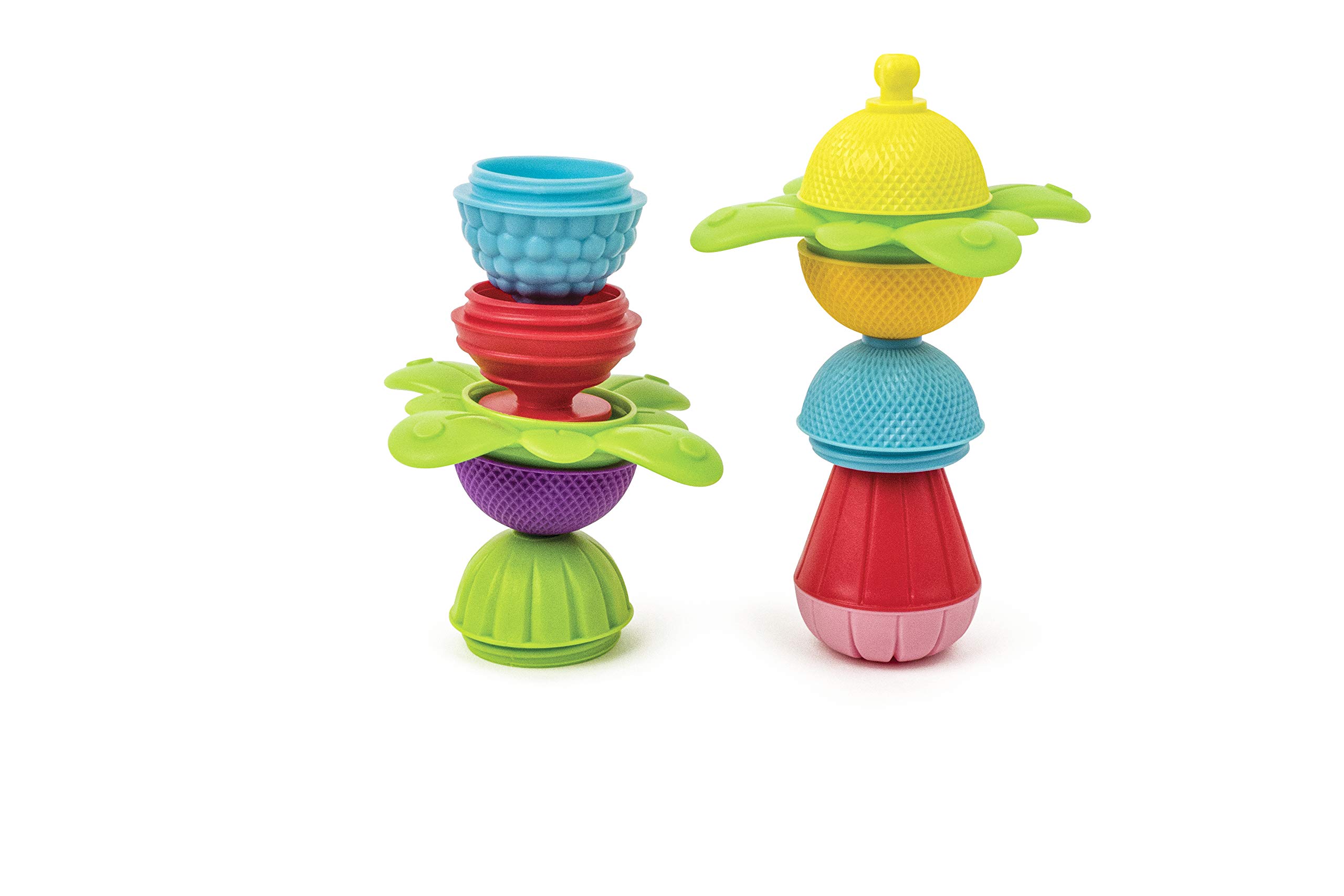 Lalaboom Bucket Set - 19 Piece Educational Baby Toddler Beads and Accessories – Educational Montessori Shape and Color STEM Construction Toy 10 Months to 3 Years - BL210, Multicolor