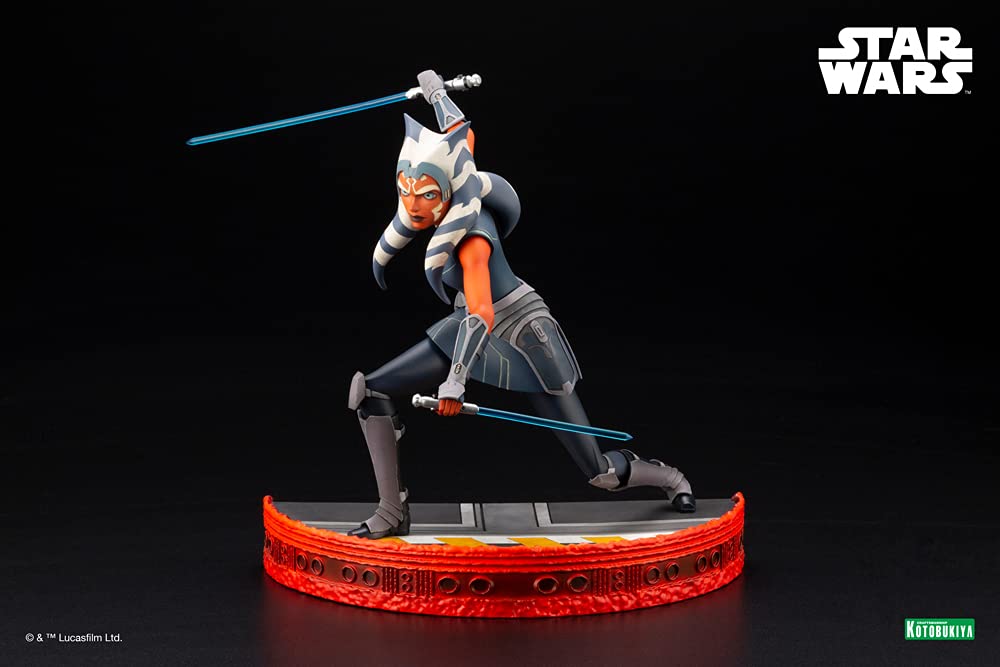 Kotobukiya Star Wars: The Clone Wars: Ahsoka Tano ARTFX Statue, Multicolor