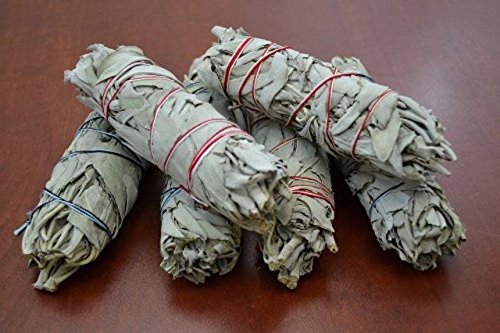 Incense Garden White Sage Smudge Sticks Bundle - 3 Pack - 4 inches - Hand Cultivated California White Sage