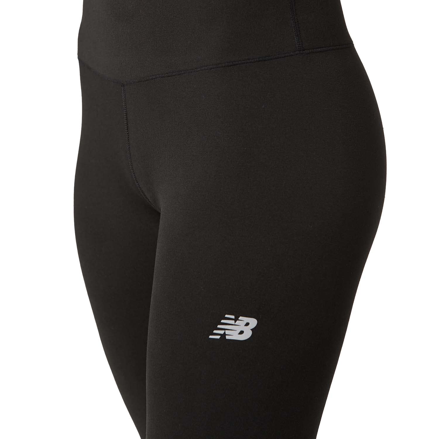New Balance Women's 2.0 Soft Base Layer Pant with Non-Rolling Elastic Waistband, Black, Small