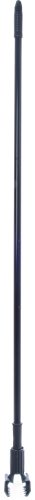 Carlisle FoodService Products 3697000 Vinyl Coated Metal Mop Handle, 15/16" Diameter x 60" Length, Black, For Jaw Style Wide Band Mops (Pack of 12)