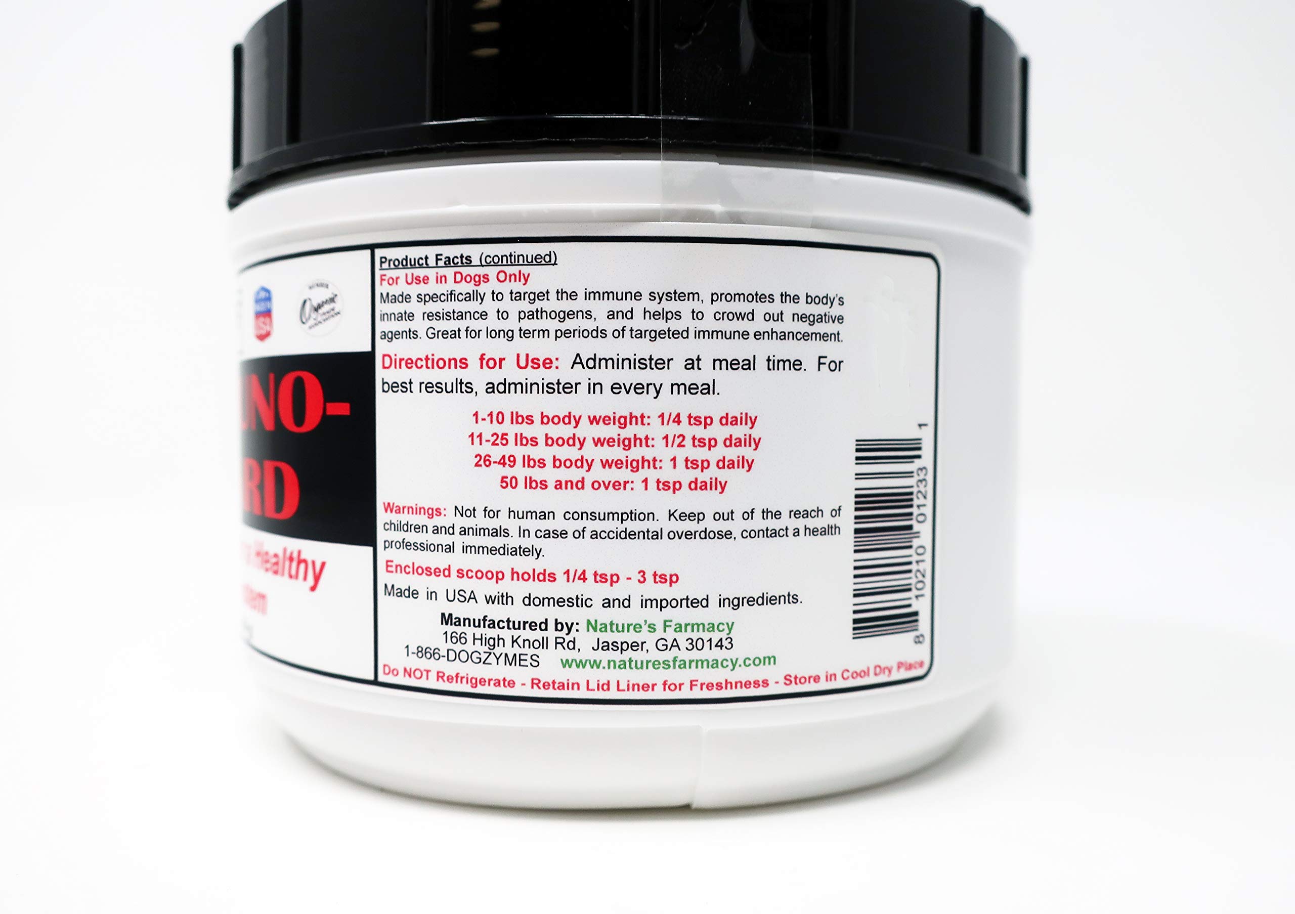 Dogzymes Immuno Guard Immunity Support with Live Beneficial Probiotics and Enzymes (8 Ounce)