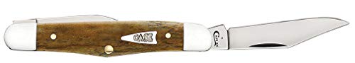 CASE XX WR Pocket Knife Smooth Antique Bone Half Whittler Item #58189 - (6208 SS) - Length Closed: 3 1/4 Inches