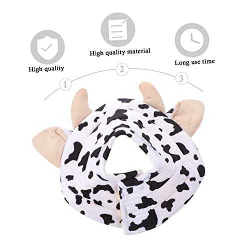 DOITOOL 3pcs Cat Collar Bite Pet Cone Pet Collar Wound Healing Cone Pet Elizabeth Collar Pet Protection Collar Pet Elizabethan Circle Collar for Puppy Pp Cotton White Cat Litter Small