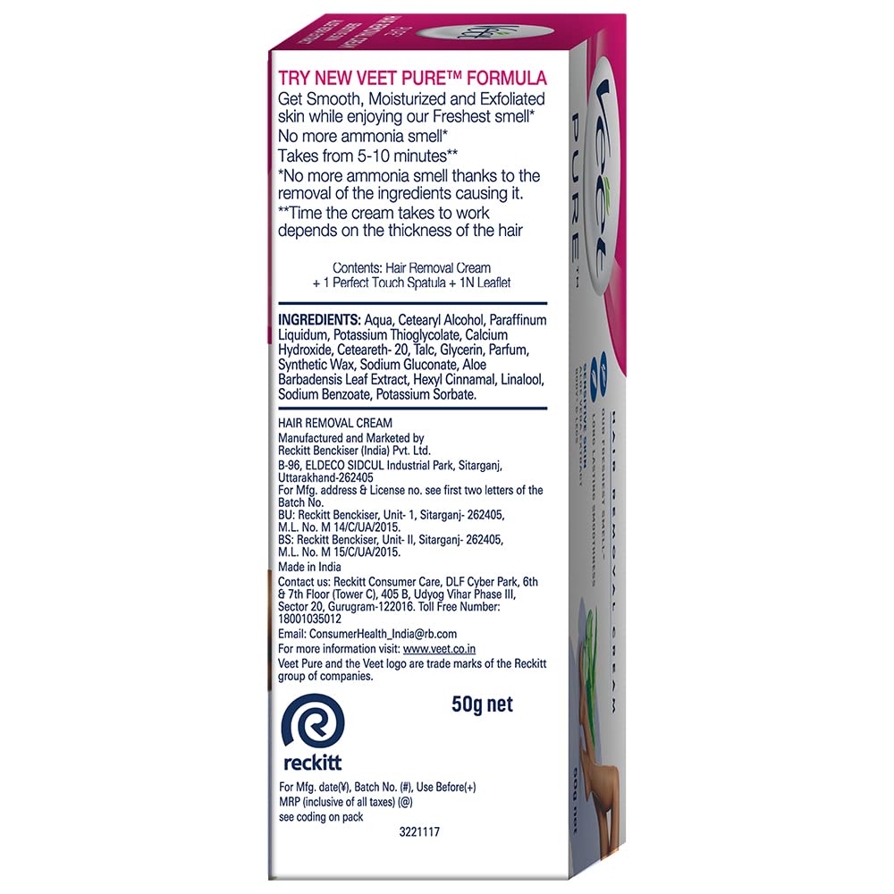 Veet Silk & Fresh Hair Removal Cream, Sensitive Skin - 50 g