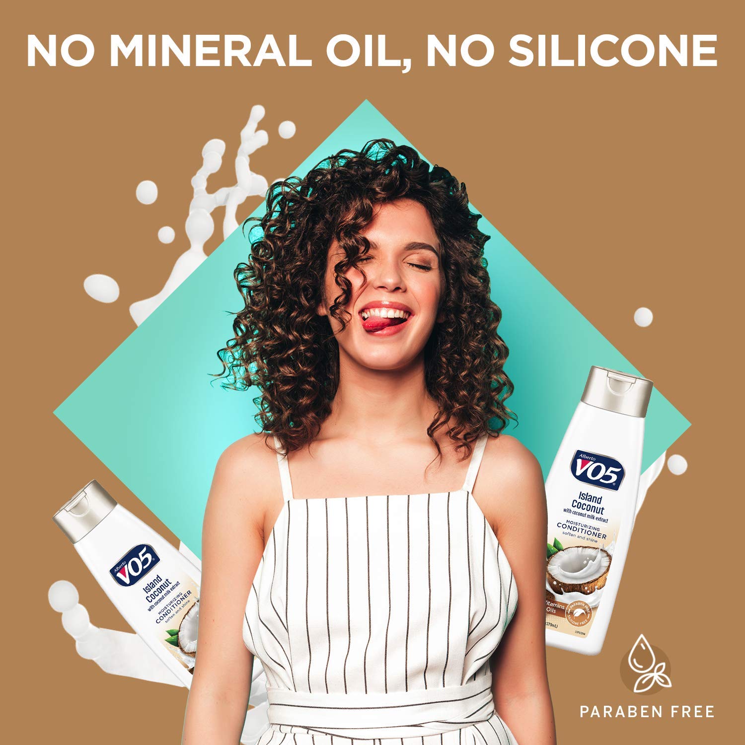 VO5 Conditioner Silky Experience Island Coconut 12.5 Oz (Packaging May Vary)