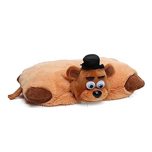 FNAF Plush Pillow Toy 17 12in Five Nights at Freddys Stuffed Foxy Chica Bonnie Mangle Freddy Fazbear (Freddy Fazbear)