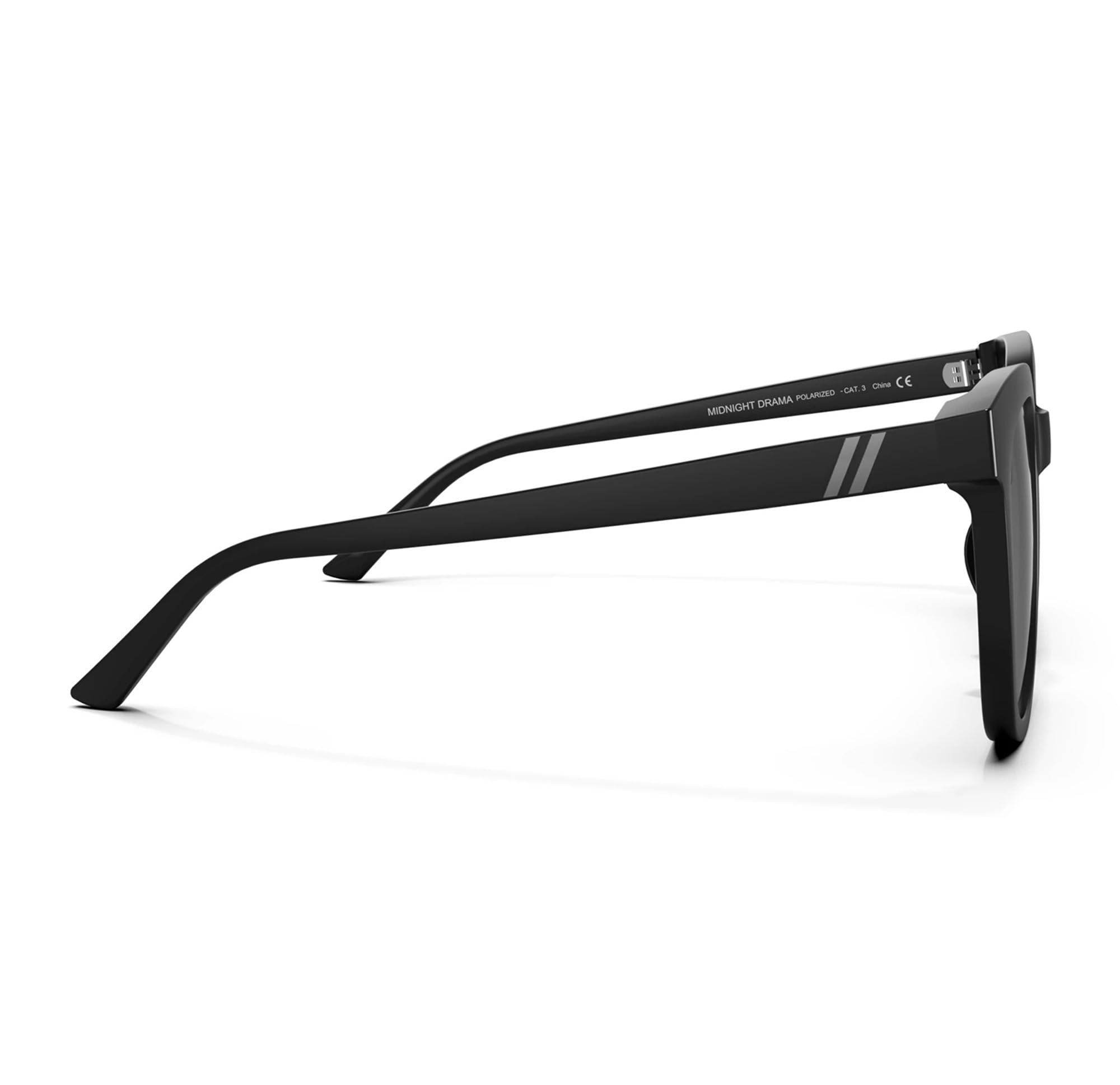 Blenders Eyewear Grove – Polarized Sunglasses – Butterfly Frames with Acetate Temples – 100% UV Protection – For Women – Midnight Drama