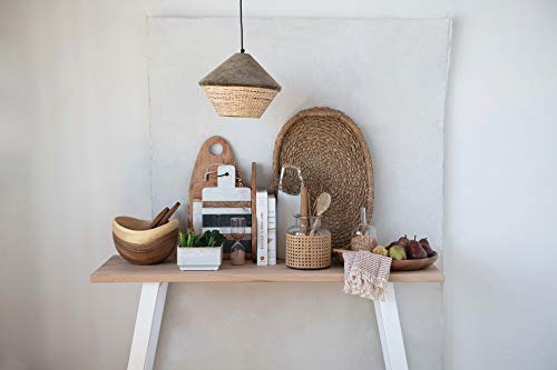 Bloomingville Acacia Wood Cheese Handle Cutting Board, Brown
