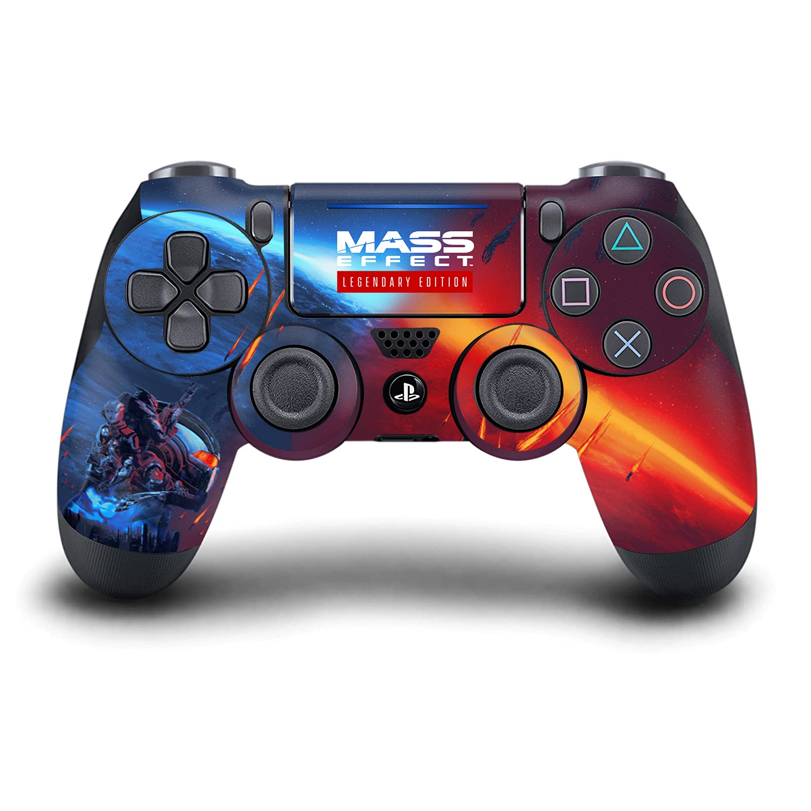 Head Case Designs Officially Licensed EA Bioware Mass Effect Key Art Legendary Graphics Vinyl Sticker Gaming Skin Decal Cover Compatible With Sony PlayStation 4 PS4 DualShock 4 Controller