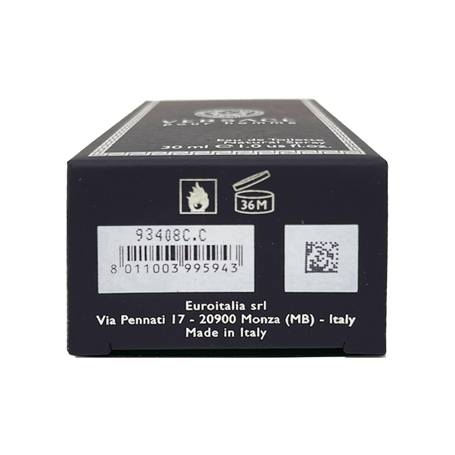 Versace Pour Homme Eau De Toilette Natural Spray 1.0 oz