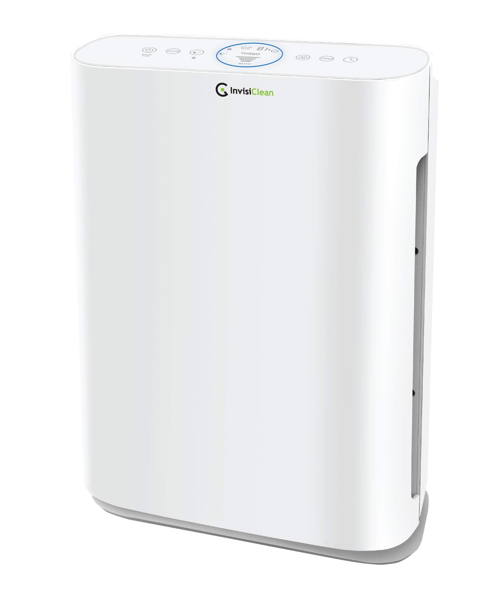 InvisiClean Sensa Air Purifier – H13 True HEPA Smart Air Quality Sensor for Bedrooms, Allergies and Pets, Large Rooms, Smoke, Dust, Allergens, Odors, Carbon, Ultra Quiet, No Ozone IC-5120