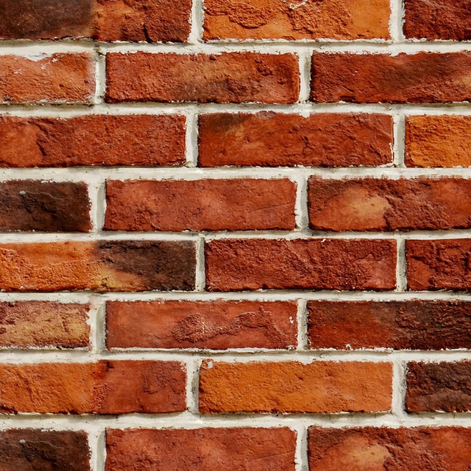Red Faux Brick Wallpaper Peel and Stick Wallpaper 3D Brick Wallpaper 17.71in × 118in Self Adhesive Wallpaper for Fireplace Bedroom Living Room Decoration