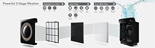 Coway Airmega AP-1512HHS Air Purifier Replacement Filter Set, True HEPA and Active Carbon Filter, AP-1512HHS-FP