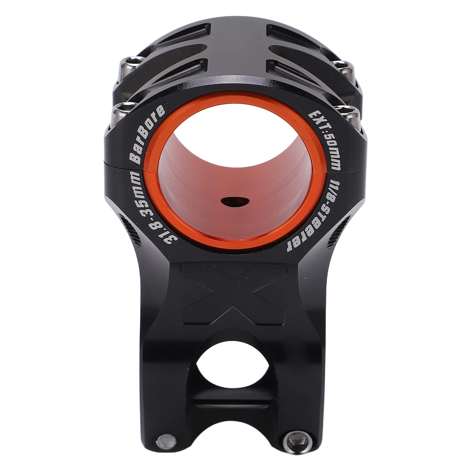 AUHX Short Bike Stem, Bicycle Stem 3D Forging High Hardness Integral Hollow Molding for Road Bike