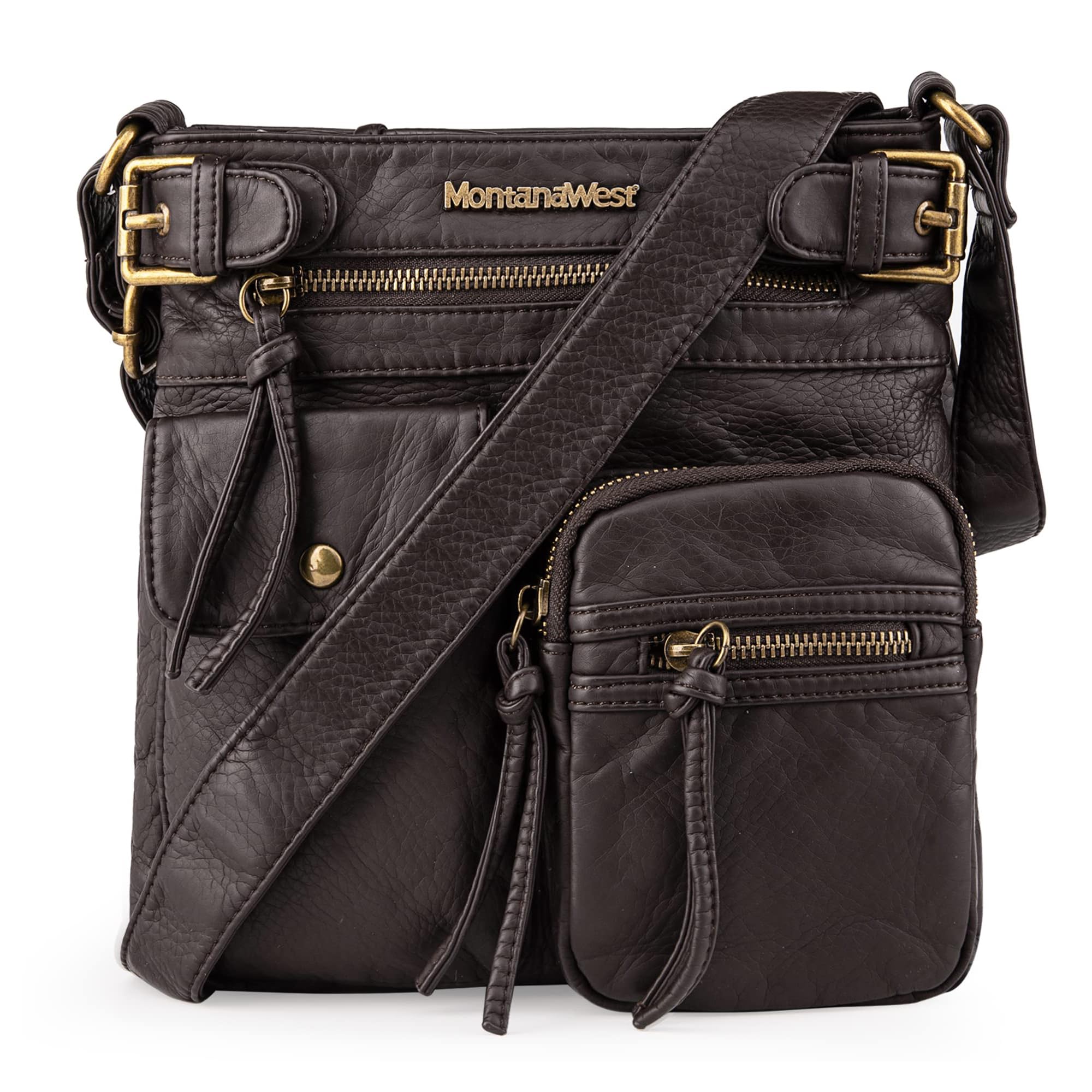 Montana West Crossbody Bags for Women Shoulder Purse and handbags Medium Multi Pocket Travel Bag,MWC-046CF
