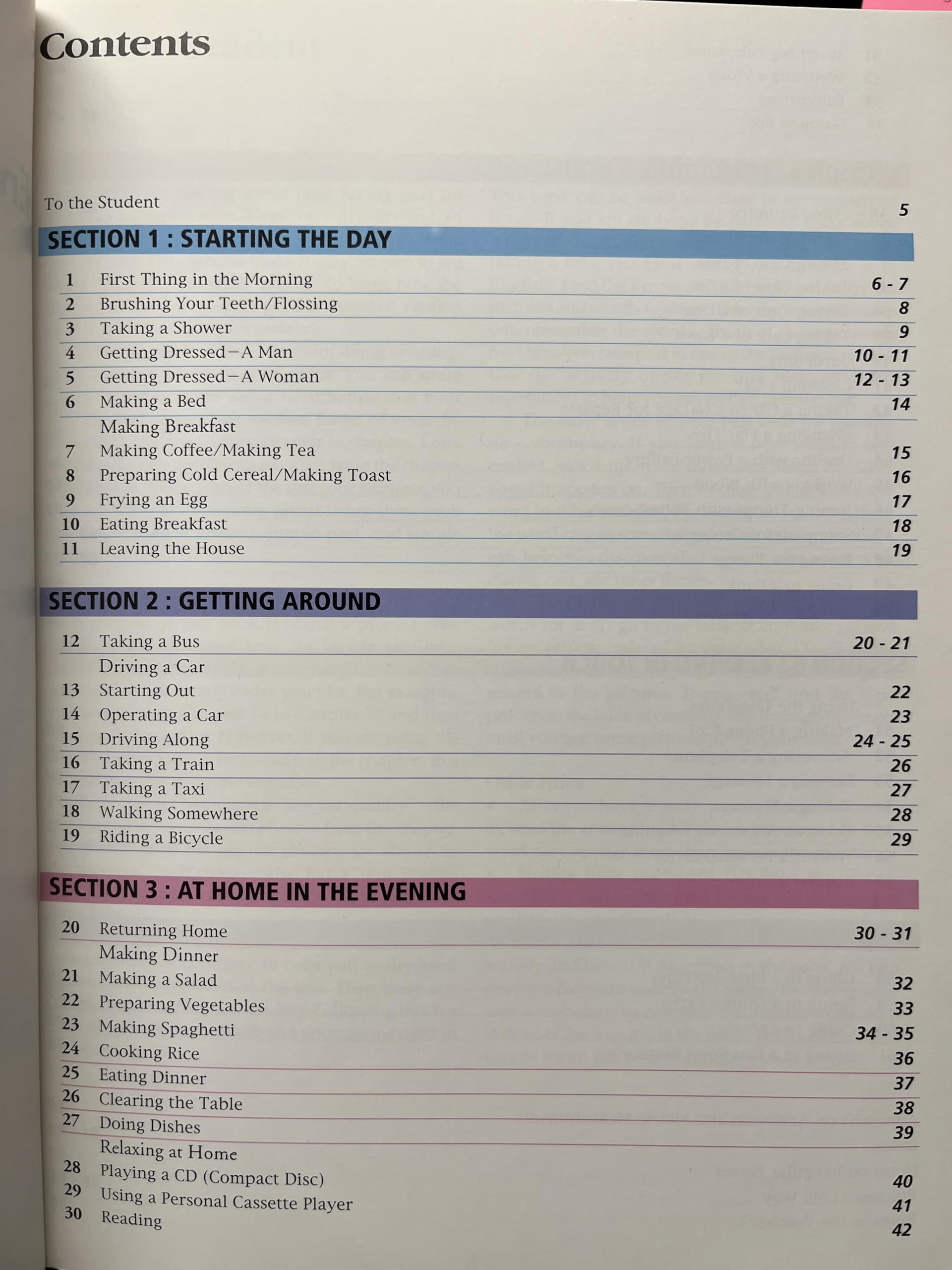 English for Everyday Activities: A Picture Process Dictionary