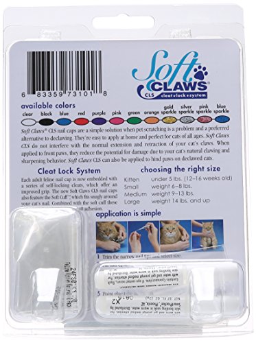 Feline Soft Claws Nail Caps Kitten Clear