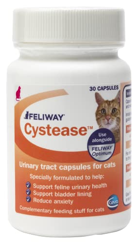 FELIWAY Cystease Advanced Urinary Tract Support for Cats (Pot Size: 30 Tablets)