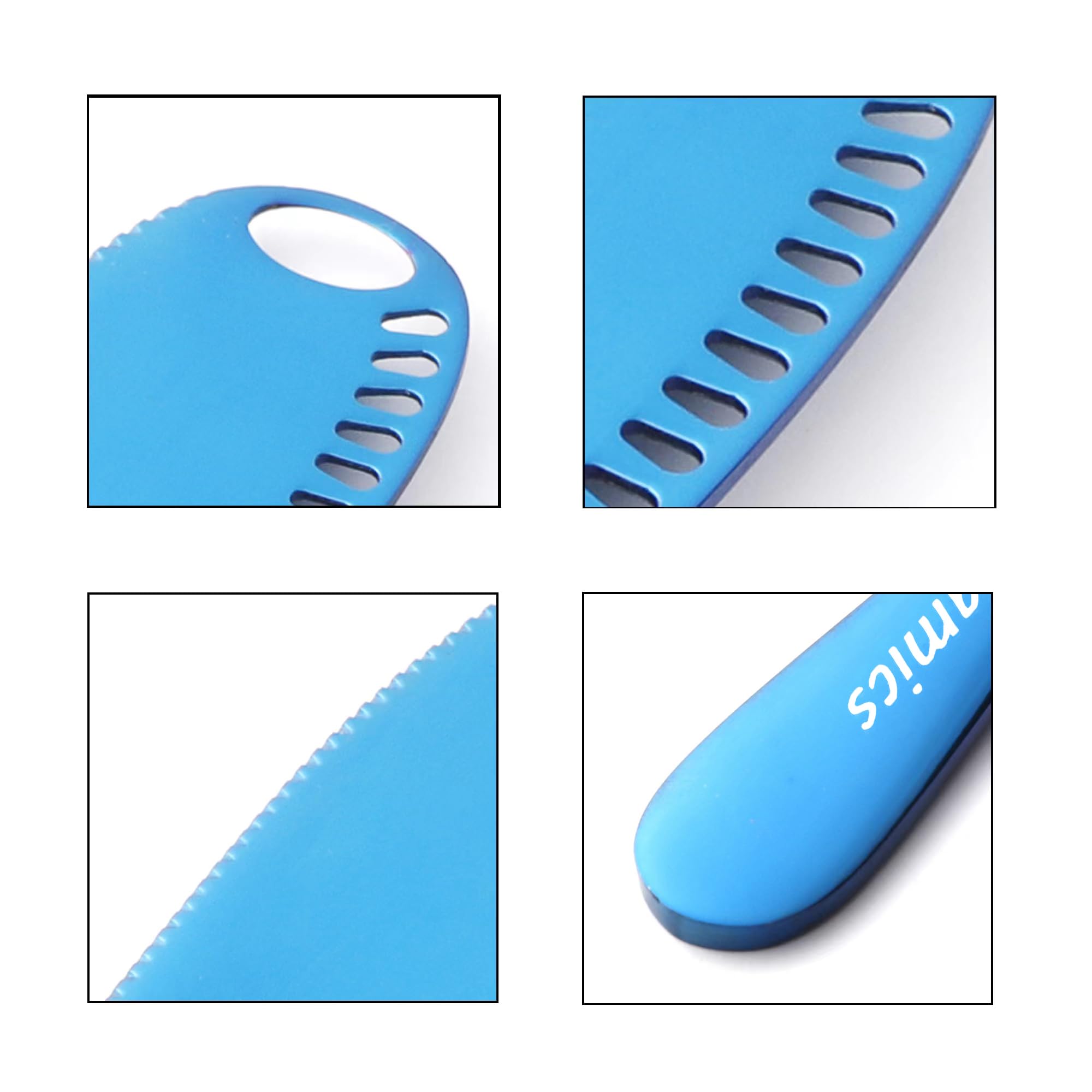 Chilamics Butter Knife Multifunctional Stainless Steel Butter Spreader for Bread Smear Butter, Jam, Peanut Butter, Blue