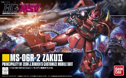Bandai Hobby HGUC #166 MS-06R-1A Zaku II Johnny Ridden Custom Action Figure