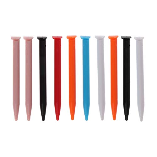 NSLikey 10 Pcs Plastic Stylus Pen Screen Touch Pen Lapiz Tactil for New 2DS XL LL Game Console