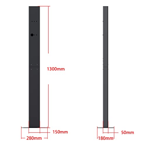 eMACROS EVSE Wall Connector Pedestal -Mounted EV Charging Station EV Charger Pedestal for Tesla for Tesla Gen 3 Wall Connector