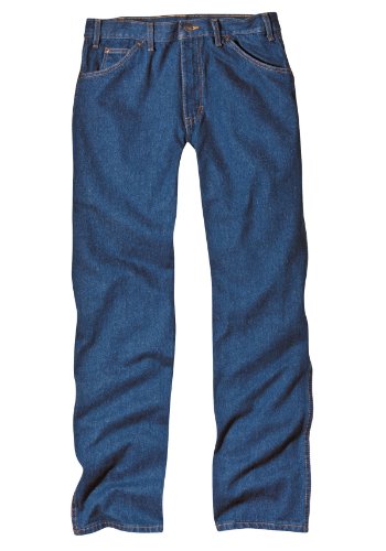 Dickies mens Big & Tall Regular-fit Five-pocket Work jeans, Indigo Blue, 46W x 32L US