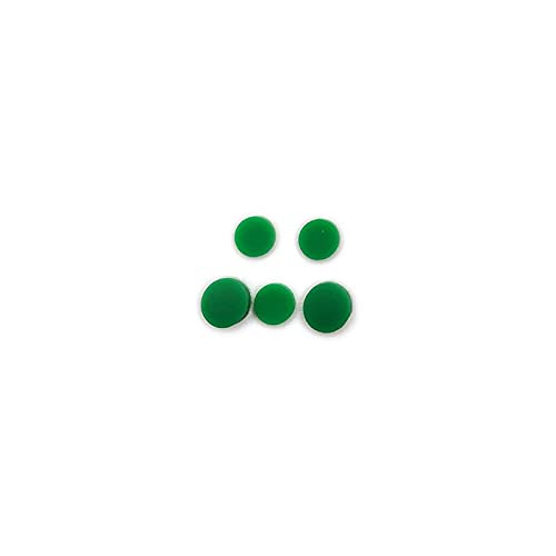 NSLikey Screw Hole Bumpers Rubber Cover Plug for Gameboy Advance SP GBA SP Controller (Green)