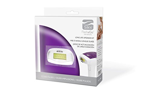 Silk’n Flash&Go Long Life Upgrade Kit Cartridge for At Home Permanent Hair Removal Device for Women and Men - 120,000 Pulses