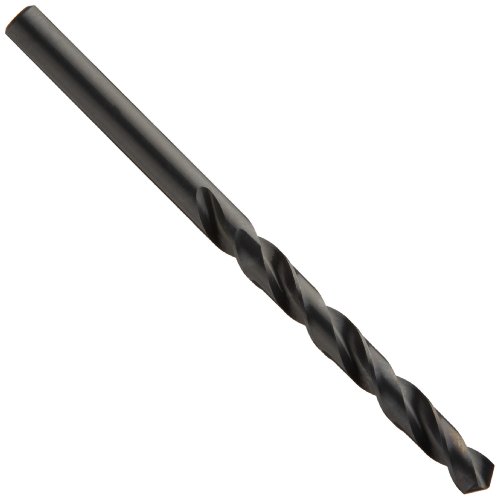 Chicago Latrobe 57723 150 Series High-Speed Steel Jobber Length Drill Bit Set with Metal Case, Black Oxide Finish, 118 Degree Conventional Point, Metric, 11-piece, 1.0mm - 6.0mm in 0.5mm increments
