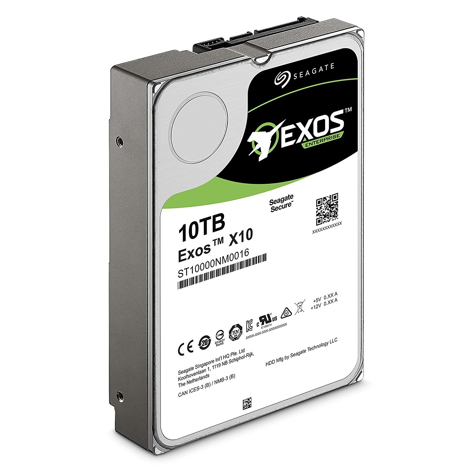 Seagate Enterprise Capacity | ST10000NM0016 | 10TB 7200 RPM SATA 6.0Gb/s 256MB Cache Hyperscale 512e 3.5" Hard Disk Drives