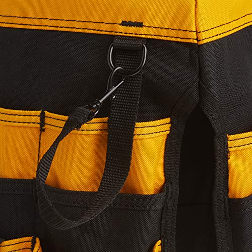 Custom Leathercraft4122 In & Out Bucket, 61 Pocket, Black/Yellow