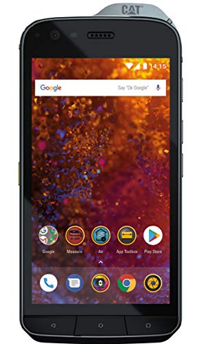 CAT Phone S61 FLIR Thermal Camera, Laser Distance Measure, Air Quality Monitor, IP69 Waterproof & Military MIL SPEC 810G Certified , 4+64GB Dual SIM Factory Unlocked 4G LTE