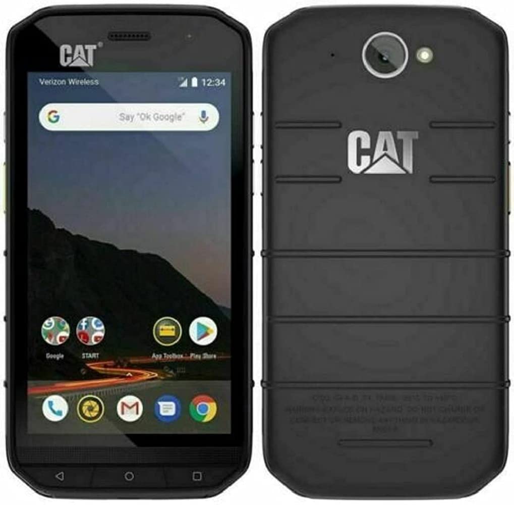 CAT PHONES S48c Unlocked Rugged Waterproof Smartphone 64GB - Black (Renewed)