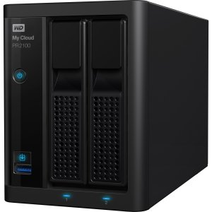 WD 8TB My Cloud Pro Series PR2100 Network Attached Storage - NAS - WDBBCL0080JBK-NESN
