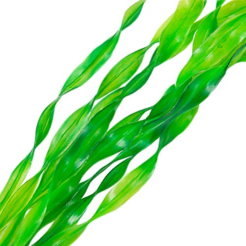 CousDUoBe 11 Pack Artificial Seaweed Decor,Used for Household and Office Aquarium Simulation Plastic Seaweed Water Plants(12 inches)